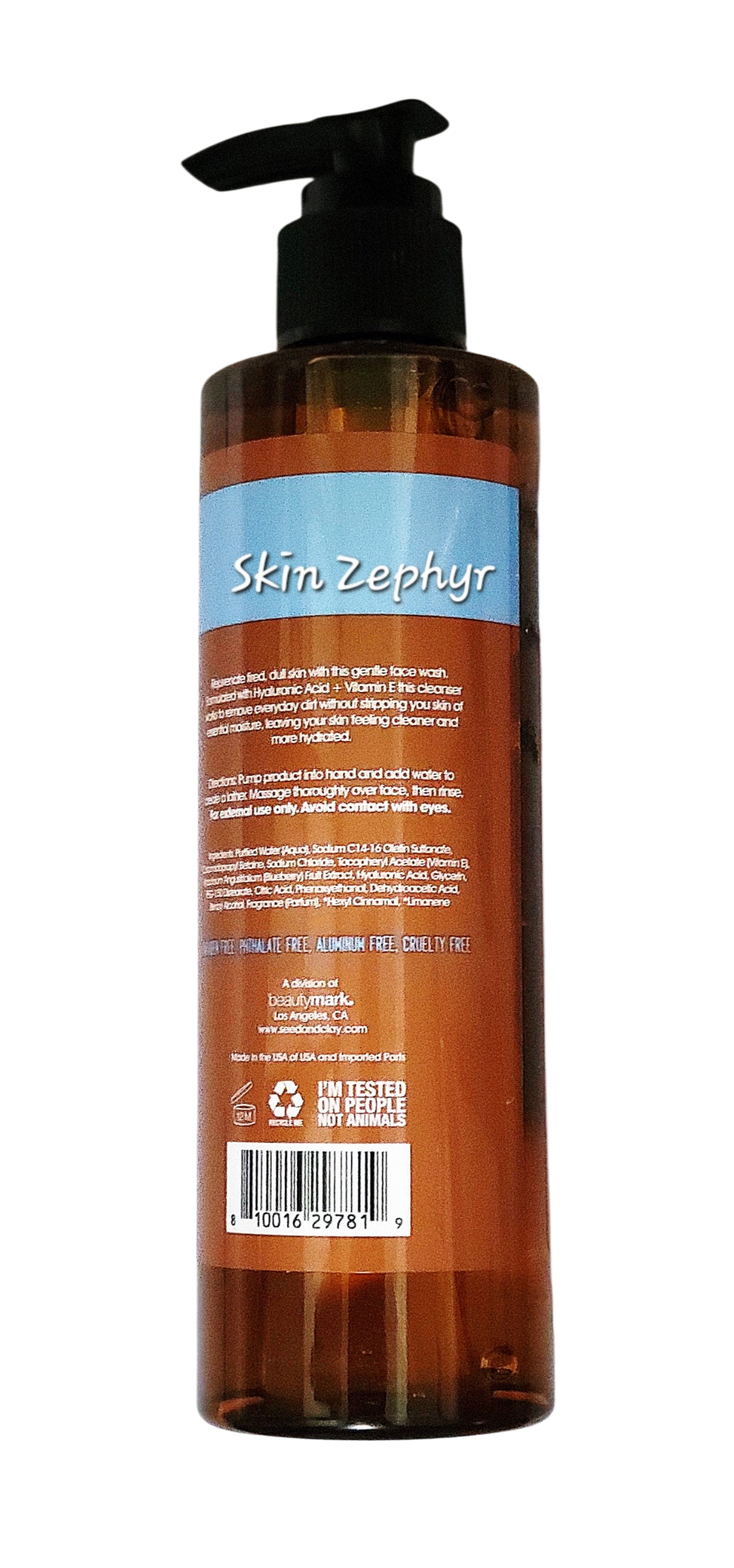 Seed and Clay Hyaluronic Acid & Vitamin E Hydrating Face Wash No. 102 ...