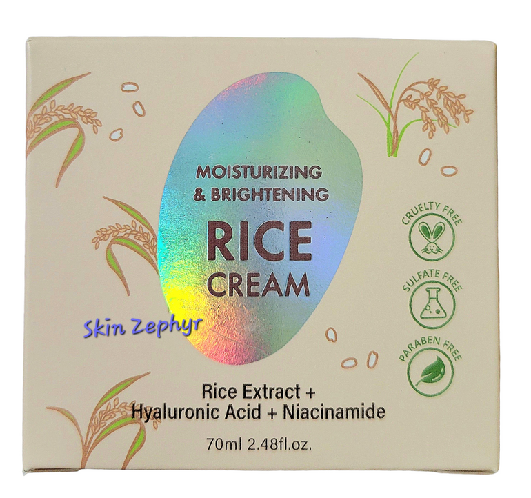 Soqu Moisturizing and Brightening Rice Cream – Skin Zephyr
